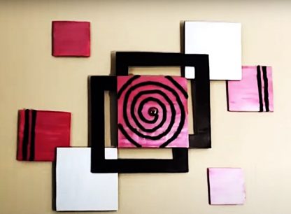 DIY - Magical Squares Wall Decor | KLAPiT | Design Your Walls